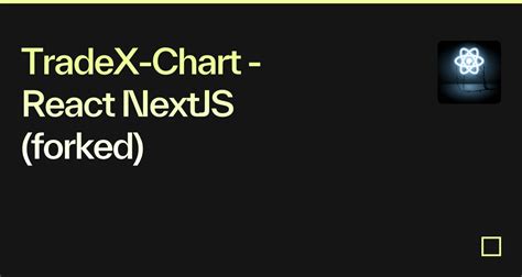 tradex chart react nextjs forked codesandbox