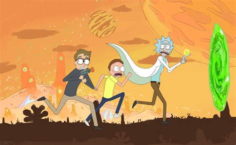 My Girlfriend Drew Me In The Style Of Rick And Morty For My 21st