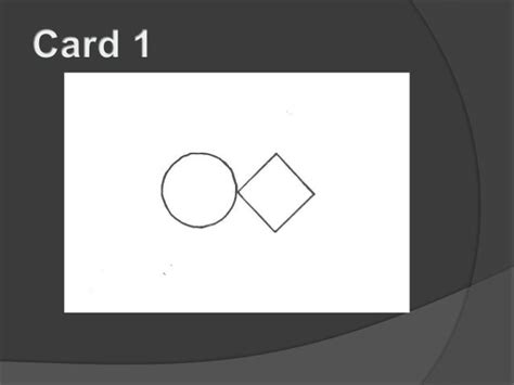 Visual Perception Activities Test Card Bender Psychology Letters