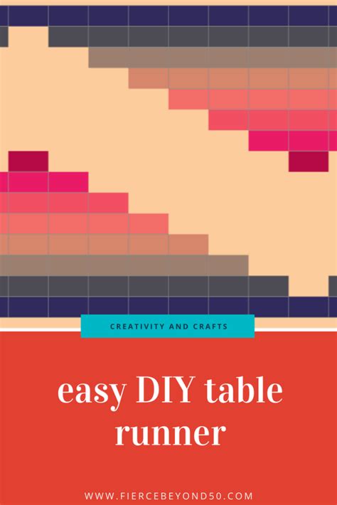 Easy DIY Table Runner Marie Bostwick