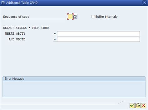 Solved Crhd Table Missing In Infoset Sap Community