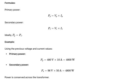 Industrial Transformer Calculations American Transformer Solutions