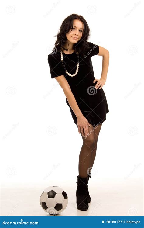 Стильная молодая женщина в мини юбке Стоковое Изображение изображение насчитывающей персона