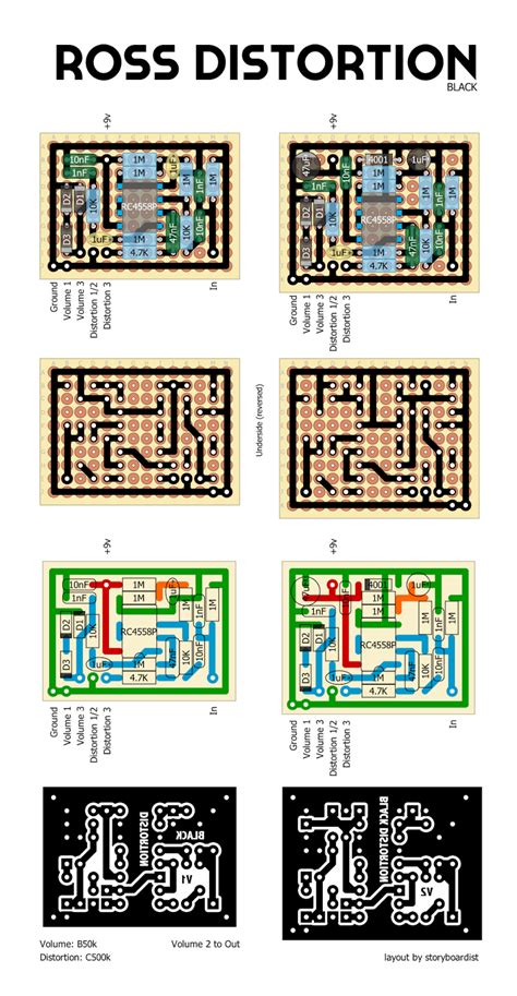 Perf And Pcb Effects Layouts Ross Distortion