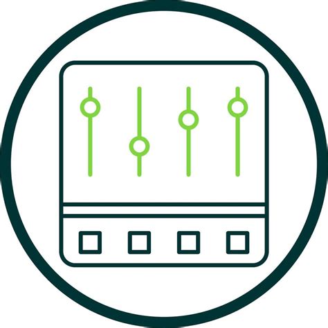 Control Panel Line Circle Icon 42818351 Vector Art At Vecteezy