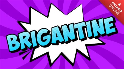 Brigantine Bad Comic Speech Bubble Text Effect Generator