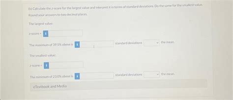 Solved Percent Obese By State Computer Output Giving