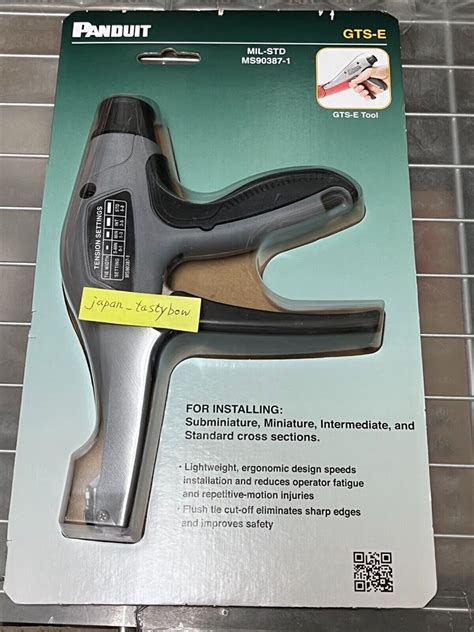 Panduit Gts E Ergonomic Hand Operated Cable Tie Gun Ebay