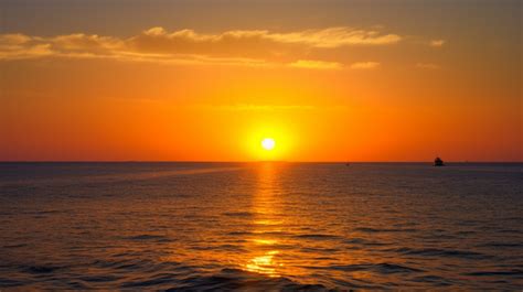 바다에서 본 석양 아리아케 해의 첫 일출 고화질 사진 사진 해돋이 배경 일러스트 및 사진 무료 다운로드 Pngtree
