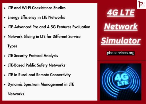 4g Lte Network Simulator Ideas