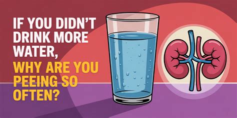 If You Didnt Drink More Water Why Are You Peeing So Often