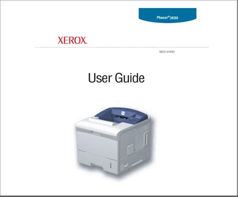 Xerox Phaser 3600 User Guide Manualsbooks