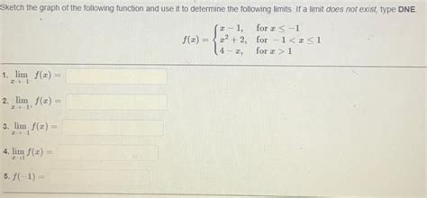 Solved Sketch The Graph Of The Following Function And Use It