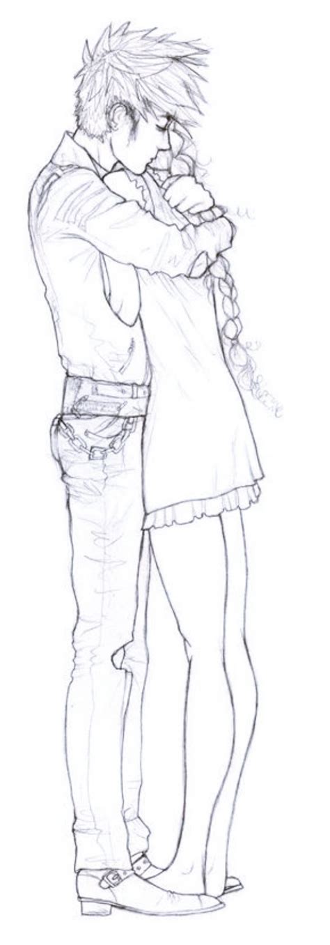 40 Romantic Couple Hugging Drawings And Sketches Buzz16 Couple