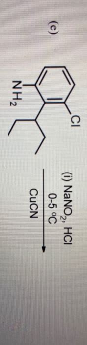 Solved E I Nano2 Hci 0 5 °c Cucn Nh2