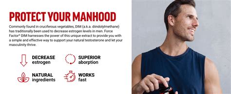 Force Factor Dim Pills To Decrease Estrogen In Men Diindolylmethane Supplement With