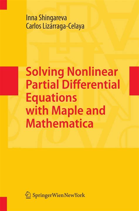 Solving Nonlinear Partial Differential Equations With Maple And