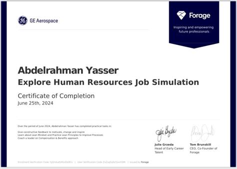 Abdelrahman Yasser On Linkedin Hr Forage