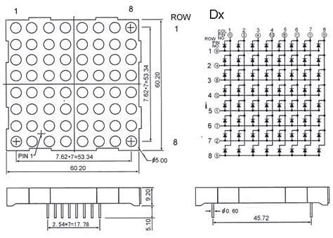 8x8 Matrix Led Problem Leds And Multiplexing Arduino Forum