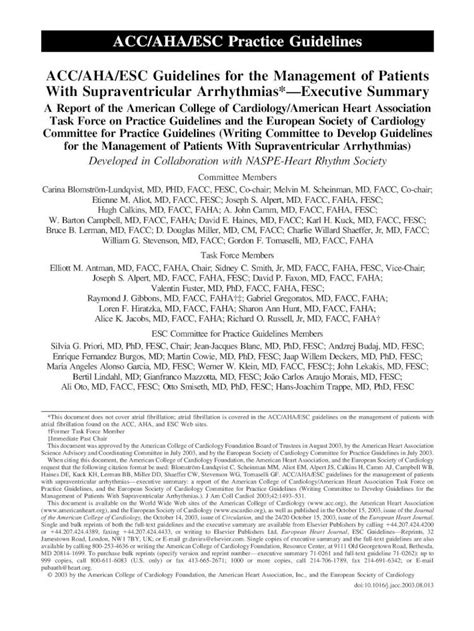 Pdf Guideline Aha Esc 2003 Svt Management Dokumen Tips