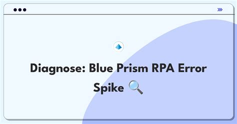 Blue Prism Error Rate Spike Rca Product Interview Nextsprints