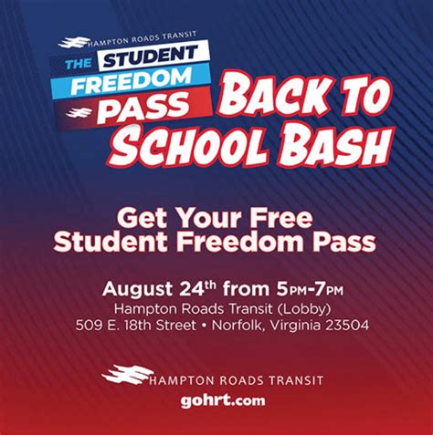 Hrt To Host Student Freedom Pass Sign Up Event