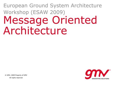 Message Oriented Architecture Pdf Operating Systems Computer Software And Applications