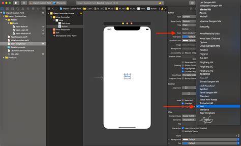 How To Import Fonts Into Xcode Swift 5 By Mohammed R Ghate Mac Oclock Medium