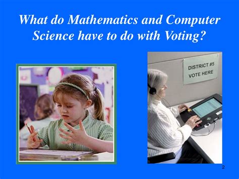 Ppt Voting Problems And Computer Science Applications Powerpoint