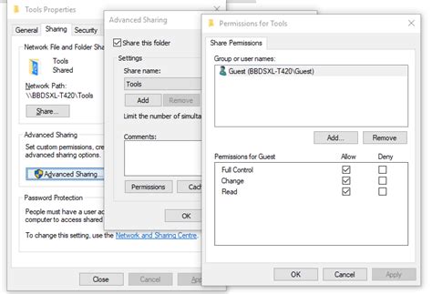 Allow Access To Shared Folder Anonymously On Windows Database Cloud