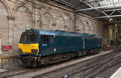 Class 92 014 Of Cs At Edinburgh Waverley