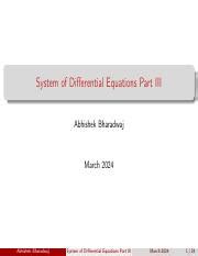 Mastering Complex Eigenvalues In Differential Equations Course Hero