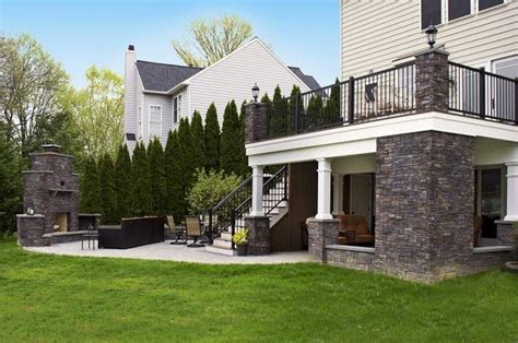 Custom Timbertech Deck In Pecan And Mocha Colors