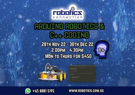 robotics connection holiday camps
