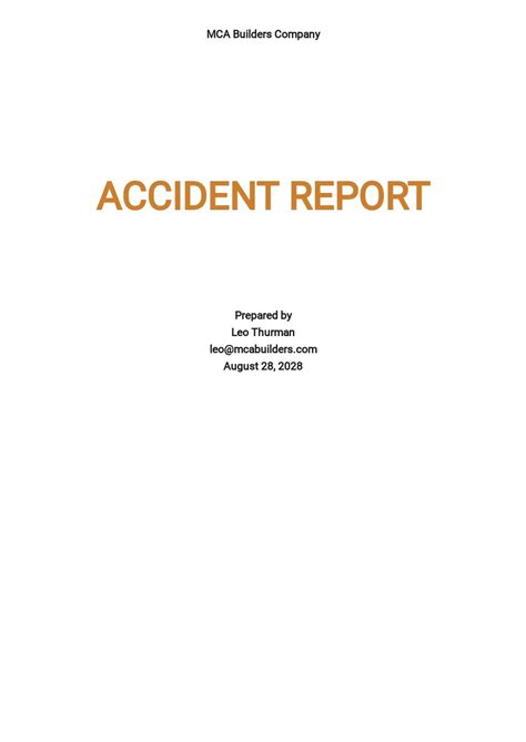 Car Accident Report Writing Sample At Kristian Hamm Blog
