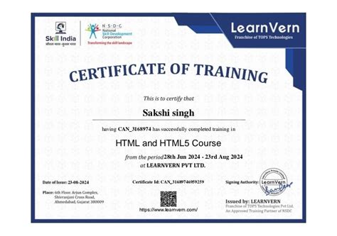 Html5 Webdevelopment Learnvearn Growthmindset Techskills Sakshi Singh
