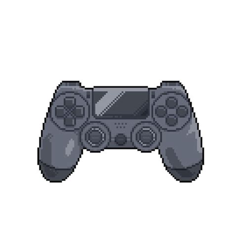 Premium Vector Stick Controller In Pixel Art Style