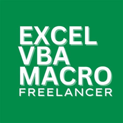 Excel Vba Macro Freelancer Dubai