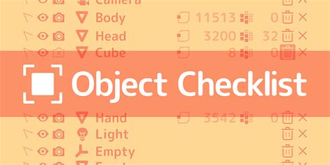Object Checklist Superhive Formerly Blender Market