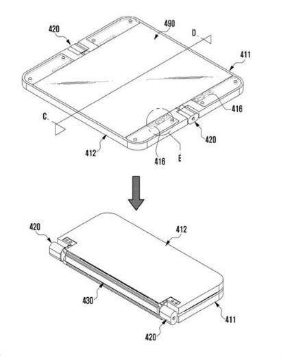 삼성 이번엔 경첩달린 플렉서블 폴더블폰 특허 출원 노컷뉴스