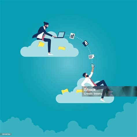 개발자 팀 작업 개념이 있는 비즈니스 기술 클라우드 컴퓨팅 서비스 가상현실에 대한 스톡 벡터 아트 및 기타 이미지 가상현실 개념 개발 Istock