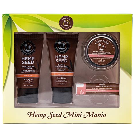 Earthly Body Hemp Seed Mini Mania Set Isle Of You Canada