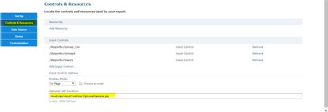 Hide Show Input Controls On Radio Button Click In Jasper Report