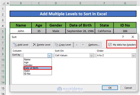 How To Add Sort Button In Excel Methods ExcelDemy