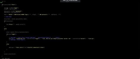 How To Review A Vulnerable Sql Injection Login Form In Php