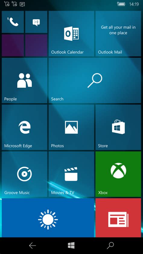 Windows 10 Mobile Build 11095 Betawiki