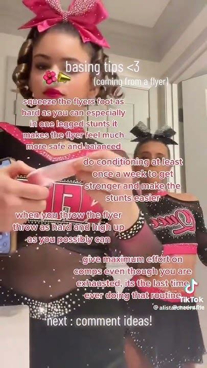 Basing Tips For Cheerthe Video Goes Out To Ailstarcheer4life
