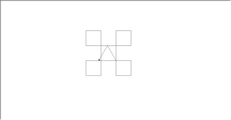 how can in perfectly inscribe a triangle inside a square in python