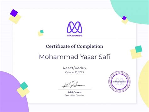 Microverse Reactredux Frontenddevelopment Codingjourney Mohammad Yaser Safi