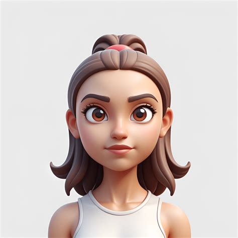 3d Animated Girl Portrait Free Download Ai Scribbles